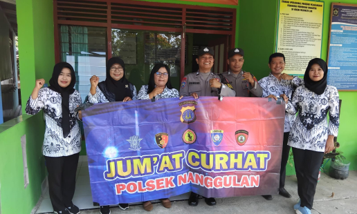 Polsek Nanggulan Adakan Jumat Curhat di SD N Wijimulyo Lor