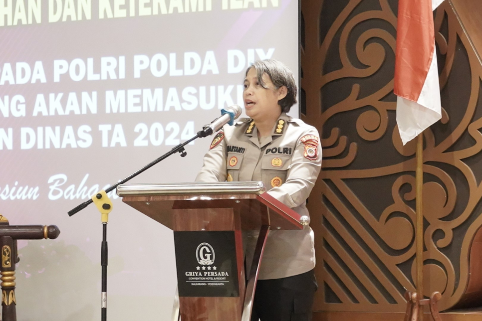 Polda DIY Gelar Pembekalan dan Pelatihan Keterampilan bagi Personel Polda DIY yang Akan Memasuki ...