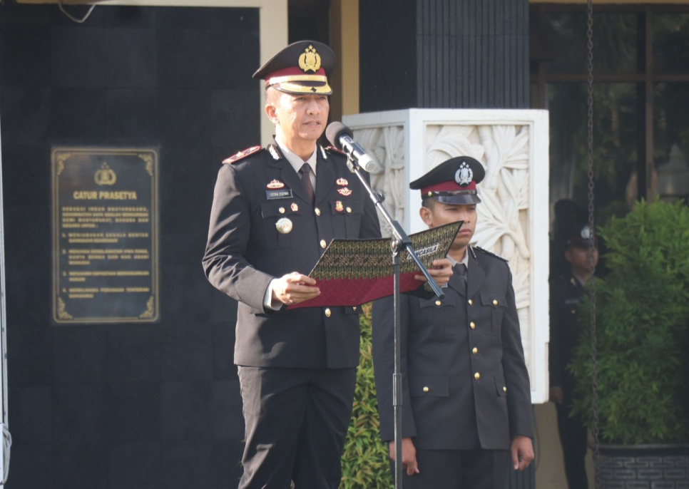 Polres Bantul Gelar Upacara Hari Kesaktian Pancasila, Teguhkan Komitmen Jaga Nilai Kebangsaan
